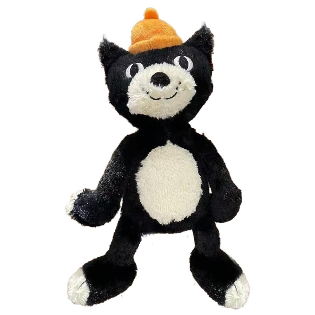 JELLYCAT Jack Plush Toy 36cm Cartoon Black Cat Jack Stuffed Doll ...