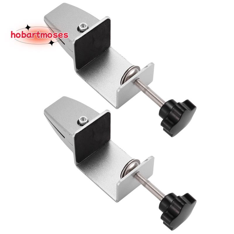 2 Pcs Office Desk Divider Clamp Privacy Screen Clip Holder Bracket ...