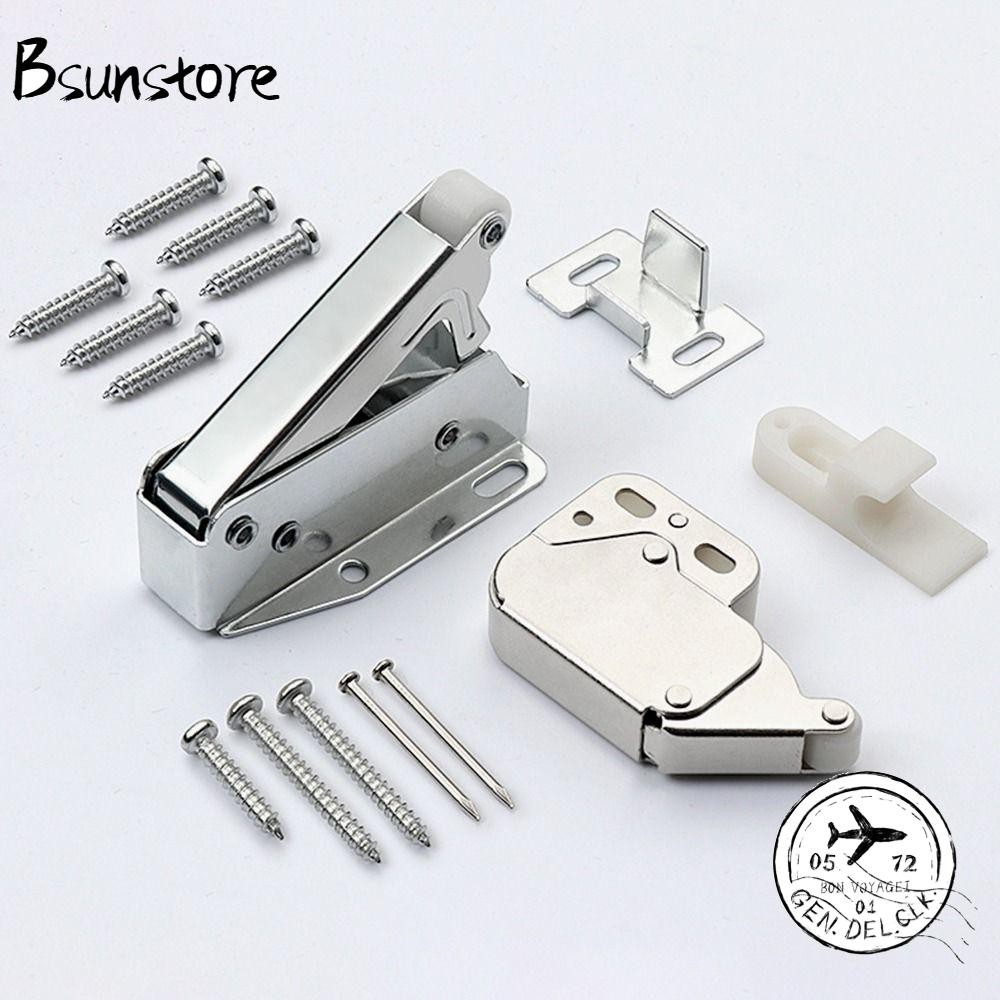 BSUNS1 Sliding Door Catcher Practical Spring Door Latch Slide Locker ...