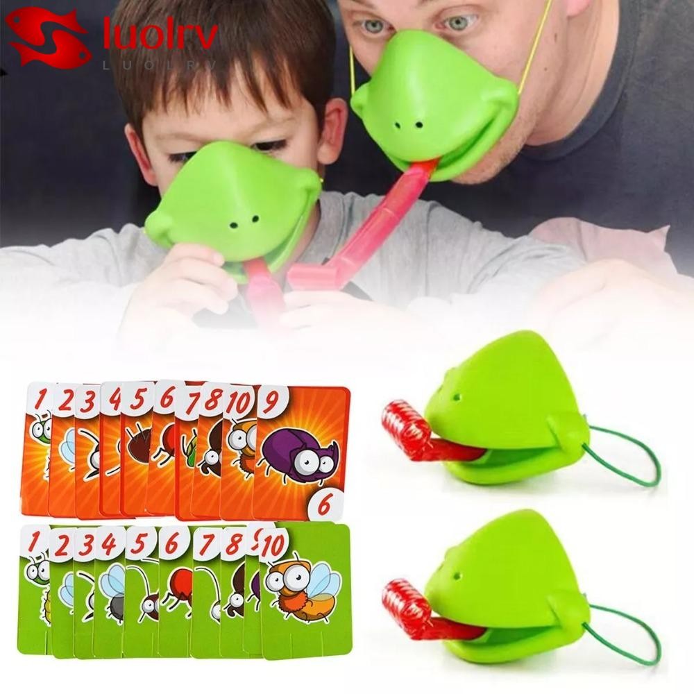 LUOLRV Frog Tongue Game, Funny Parent-child Interaction Frog Mouth ...