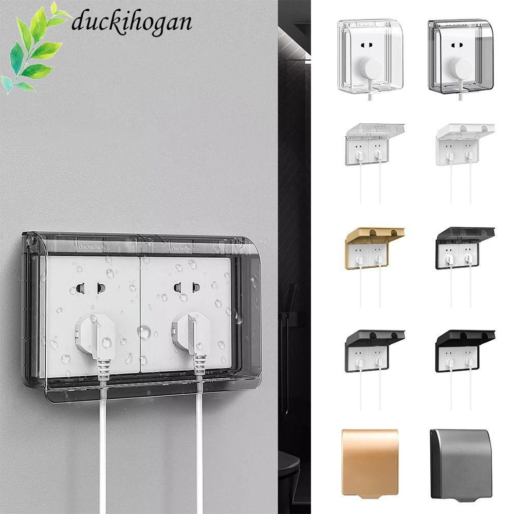 DUCKIHOGAN Electric Plug Cover, Self-Adhesive 86 Type Switch Protective ...