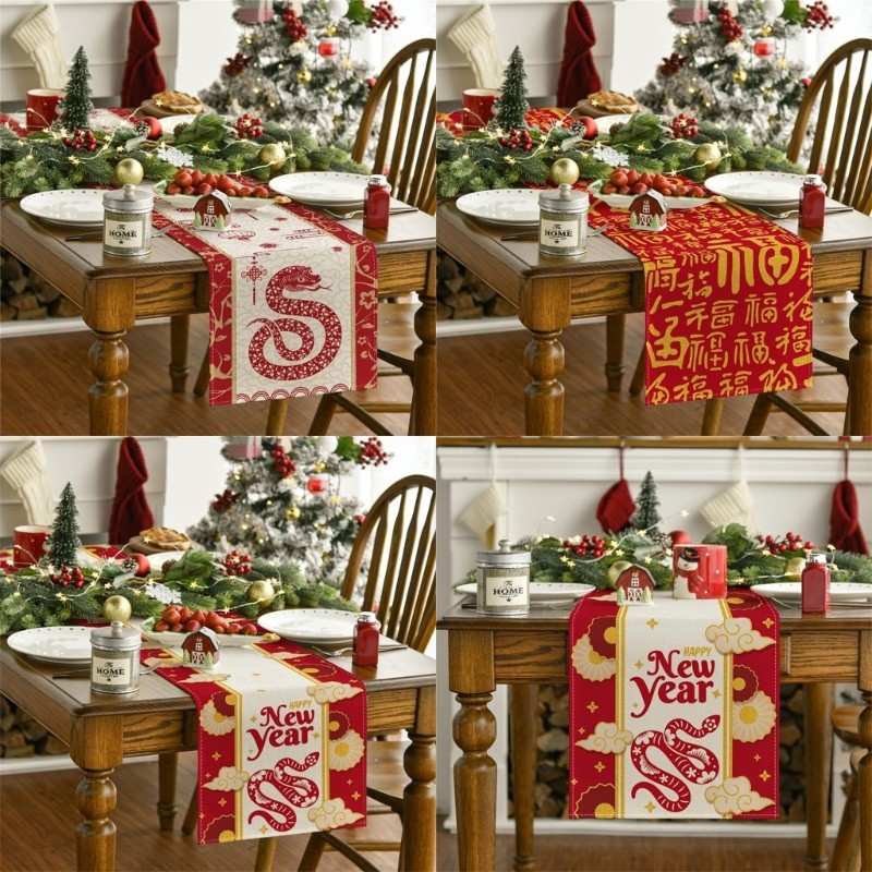 be> Celebrate 2025 with Snake Themed Table Runner for Dining Room ...
