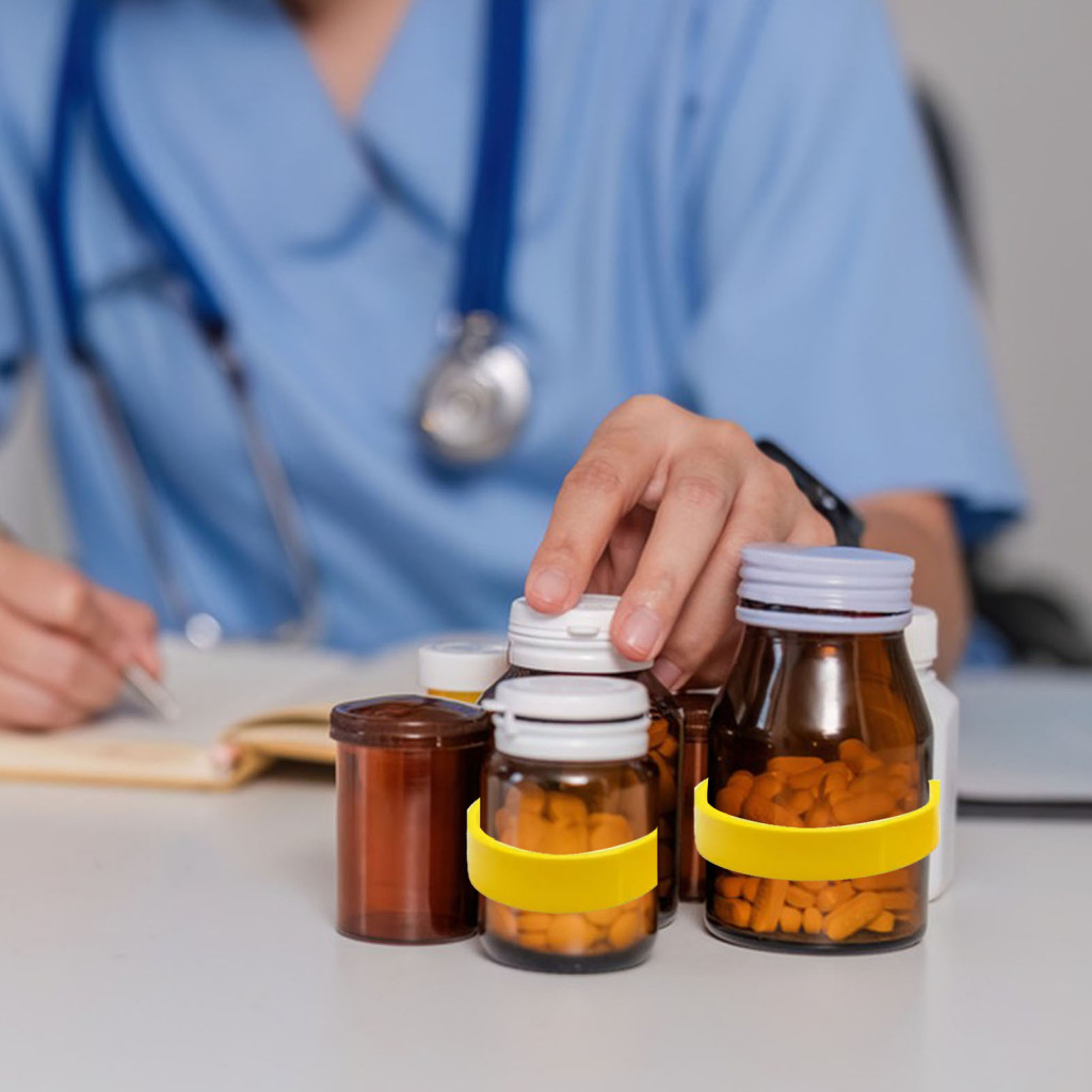 ccooamani| Pill Bottle Label Marker Pill Bottle Label Holder 3pcs Pill ...