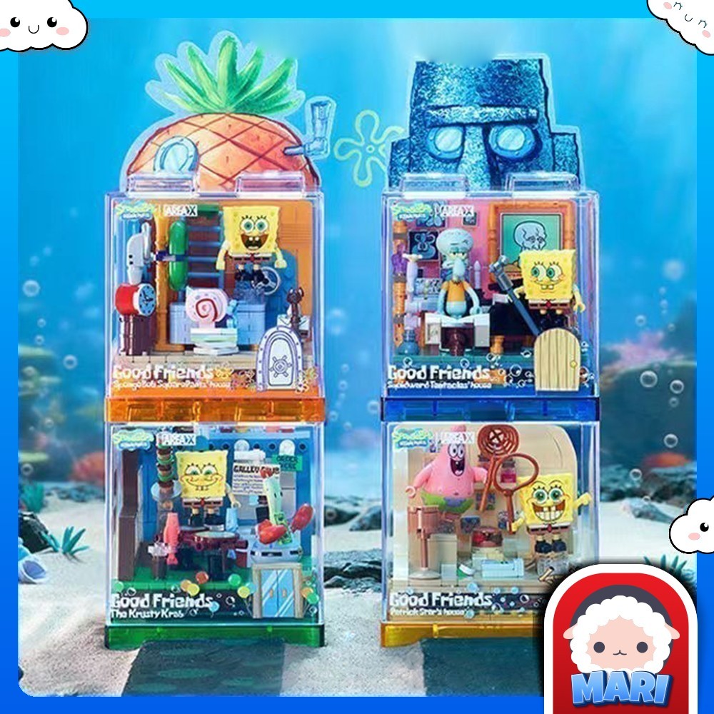 3D Display Block Stacking Minifigure Spongebob Stephen Chow Series ...