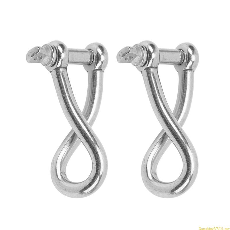 SUN Stainless Steel 6mm Shackle Connection for Maritimes Outdoor Gear ...