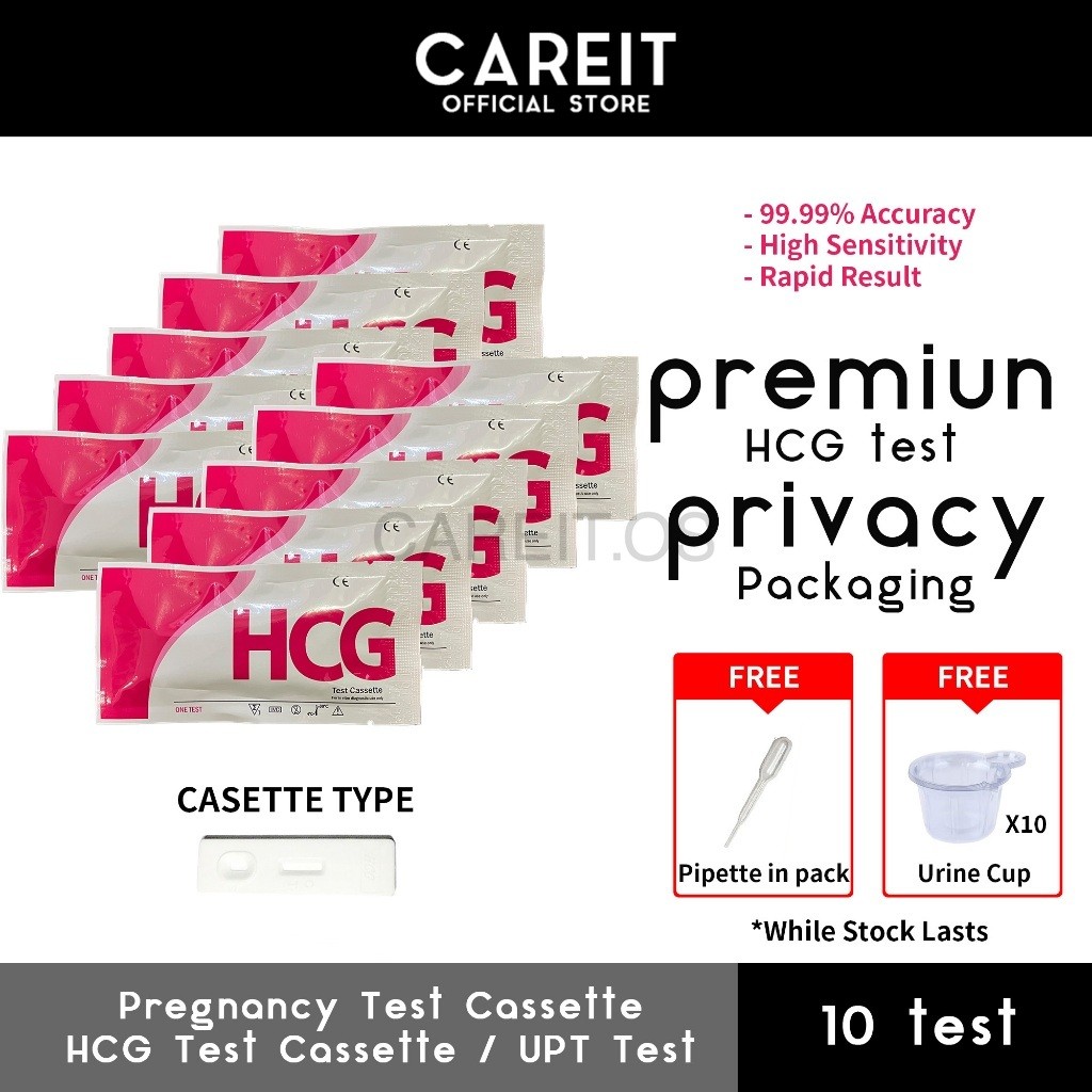 HCG Pregnancy Test Casette Pink High Sensitivity Accuracy Strip UPT Pen ...