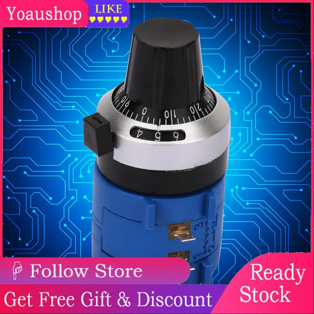 Yoaushop 3590S-2-501L 2W 500ohm Adjust Variable Resistor Knob Rotate ...