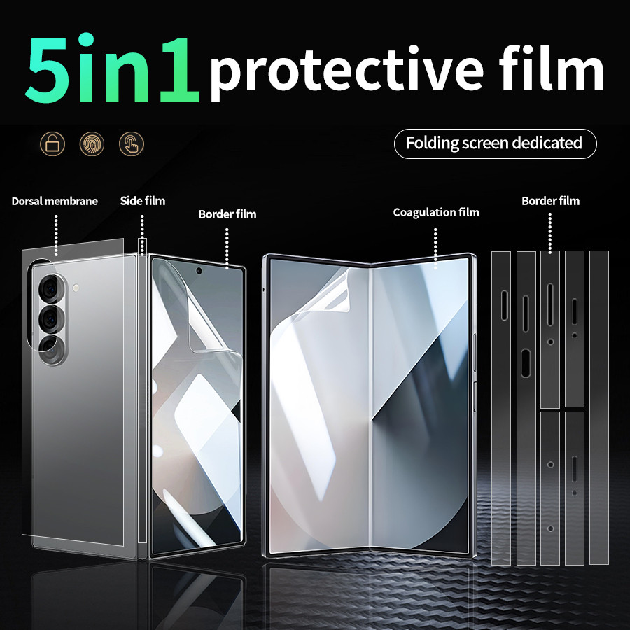 Clear Matte Privacy Hydrogel Film Screen Protector For Samsung Galaxy Z ...
