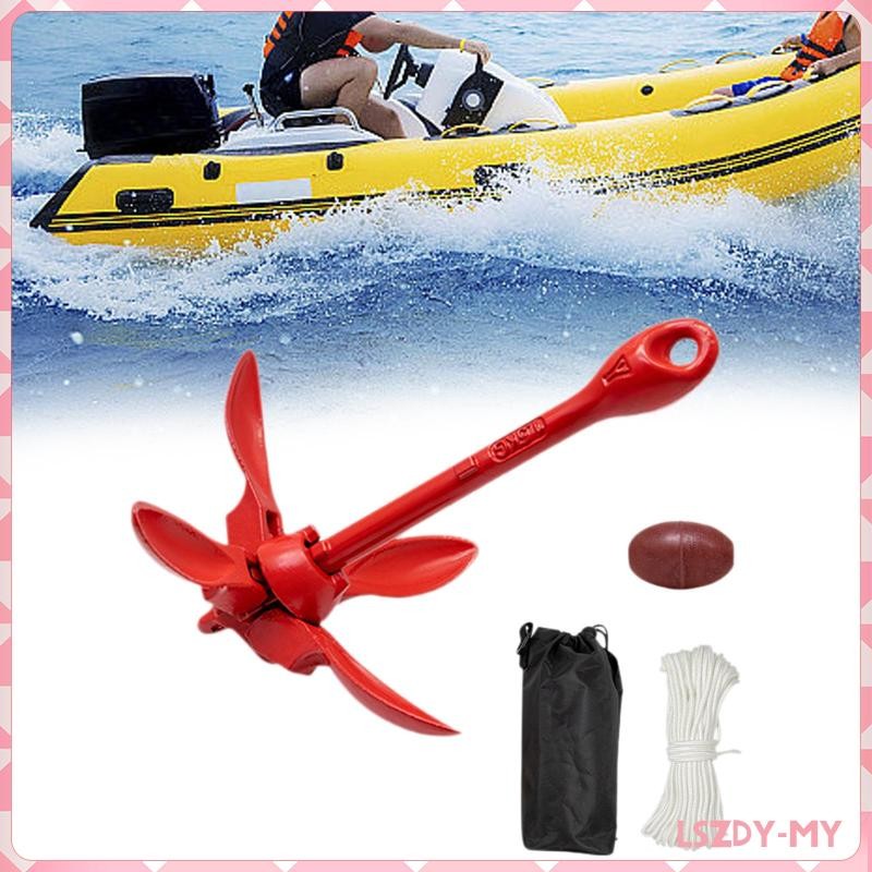 [lszdy] Folding Grapnel Anchor Folding Marine Anchor for Inflatable ...