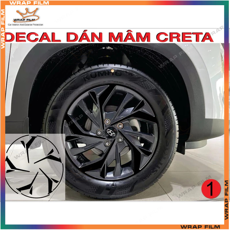 Hyundai Creta wheel Decal (Set of 5 wheels) | Shopee Malaysia
