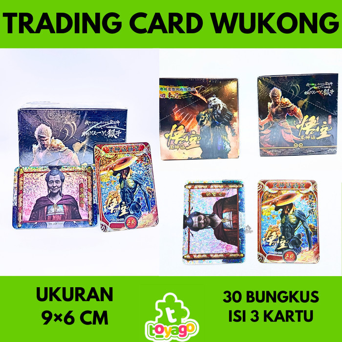 Trading card wukong box/wukong photocard 30 Packs contains 3 cards ...