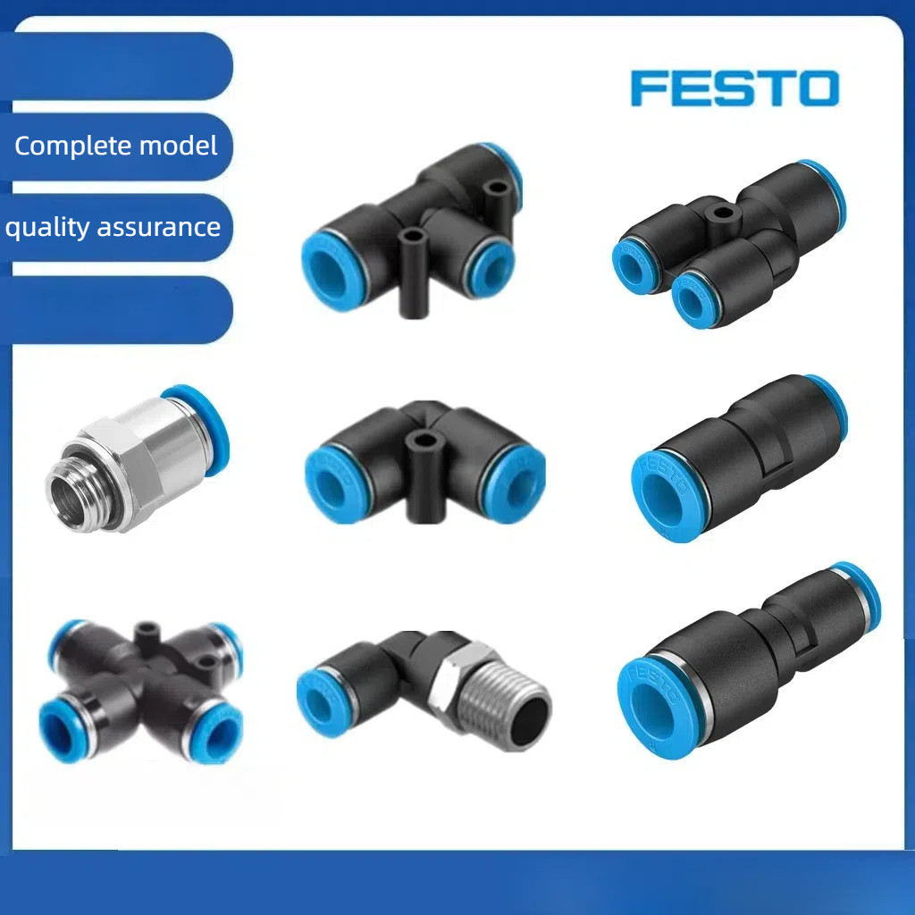 FESTO Tracheal joint QS/QSL/QST-1/8-3/8-1/4-1/2-4-6-8-10-12 | Shopee Malaysia
