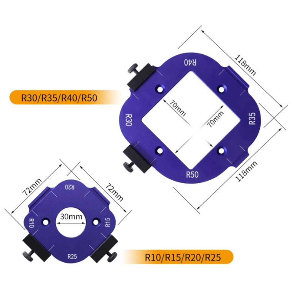 Woodworking Corner Positioning Edge Trimming Machine Cutter Round R ...