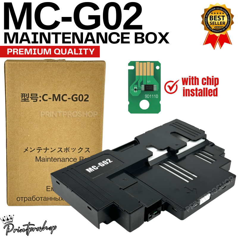 McG02 MC-G02 Maintenance Box for Canon PIXMA G1020 G2020 G3020 G3060 ...