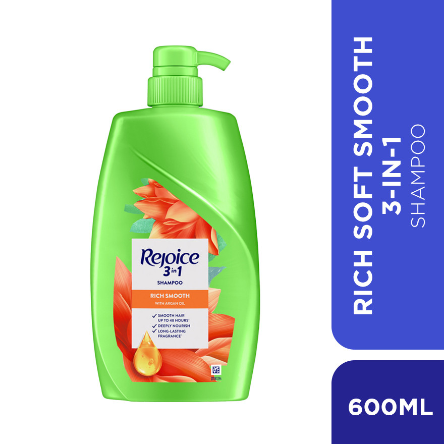 REJOICE Rich Soft Smooth Shampoo 600ml | Shopee Malaysia