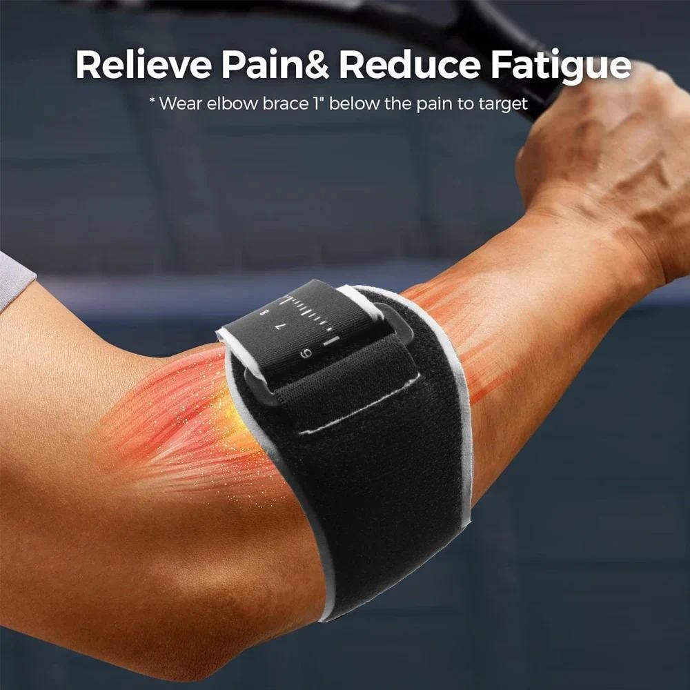 1PCS Tennis Elbow Brace - Adjustable Forearm Support Band with ...