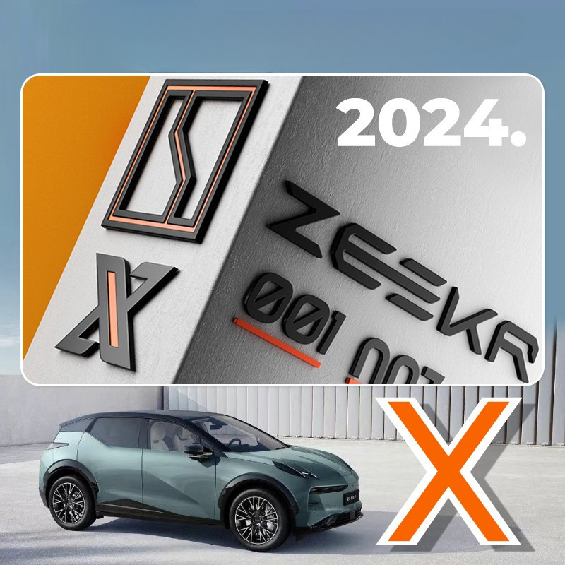 ZEEKR X / 001 / 009 Special Car Logo Love Car Tail Logo Replacement ...