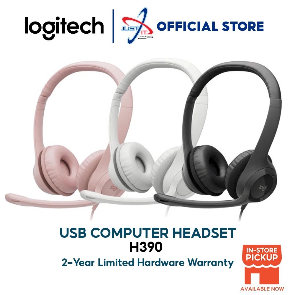 Logitech H390 USB Computer Headset H390 | Shopee Malaysia