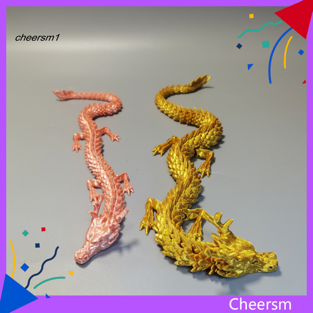 [CS] Dragon Art Piece Unique Dragon Statue Vibrant Color Chinese Dragon ...