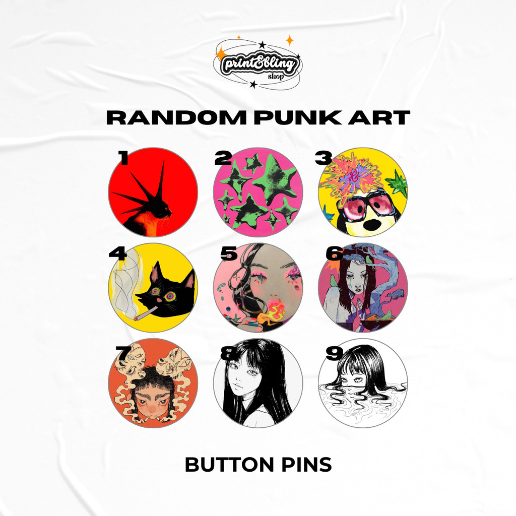 random punk aesthetic art pink coquette cute icons button badge pins ...