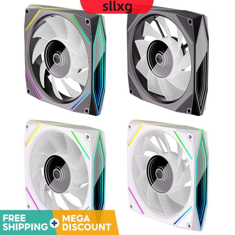 120mm ARGB CPU Fan 800-1800RPM 4pin PWM Chassis Cooling Fan Cooler for ...