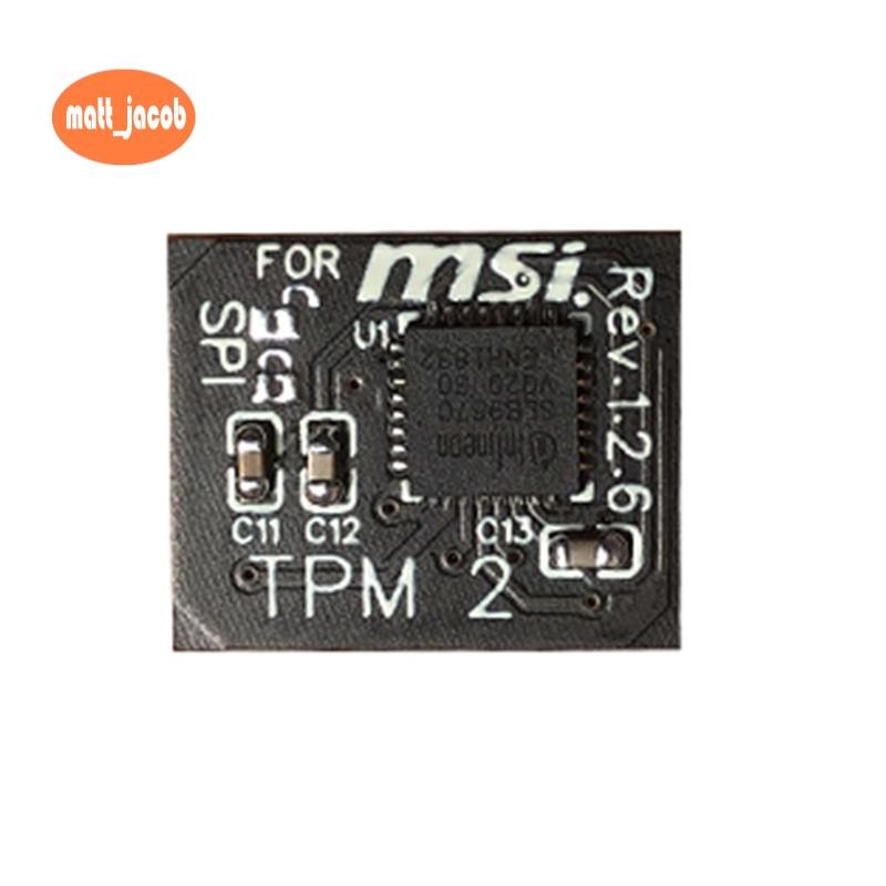 Tpm 2 0 Encryption Security Module Remote Card 12 Pin Spi Tpm2 0 Security Module For Motherboard
