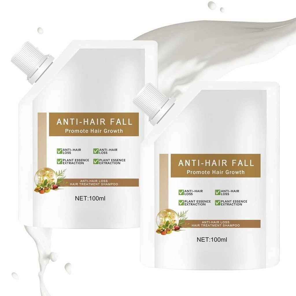 2 Pcs Anti-Hair Fall Hair Loss Shampoo, Anti-Hair Fall Promote Hair ...