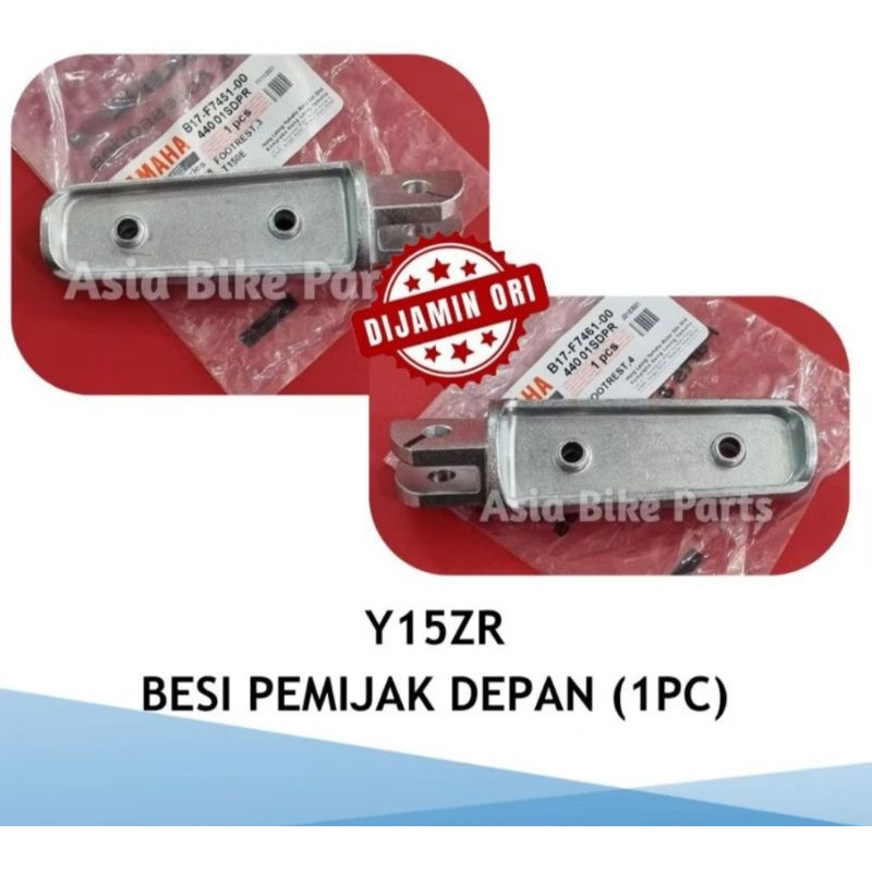 Yamaha Original Y15ZR Front Footrest / Besi Pemijak Pedal Depan - B17-F7451-00/B17-F7461-00 ...