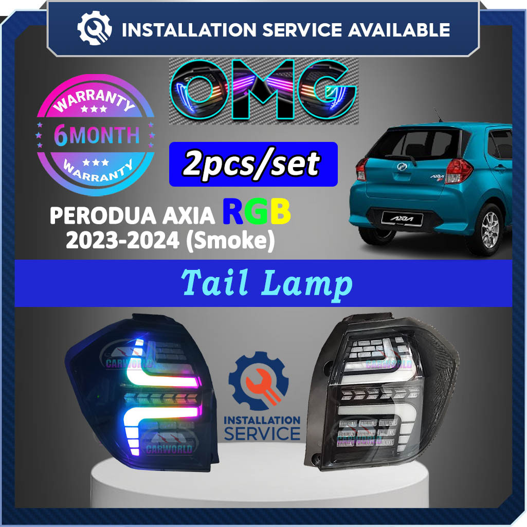 [Installation Provided] PERODUA AXIA RGB LED TAIL LAMP 2023-2024 AXIA ...