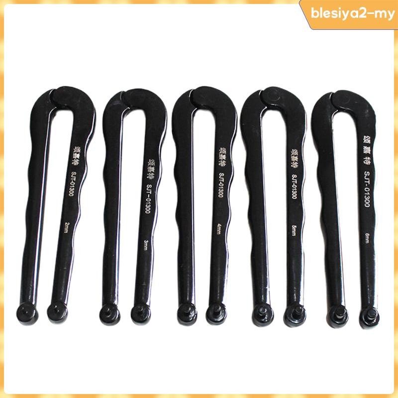 [BlesiyaedMY] Black Finish Steel Adjustable Face Spanner Wrench Pin ...