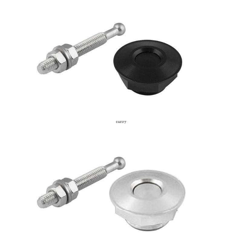 CUY Universal Aluminum Alloy Mount Hood Pin Bonnet Lock Kit Tuning Lock ...