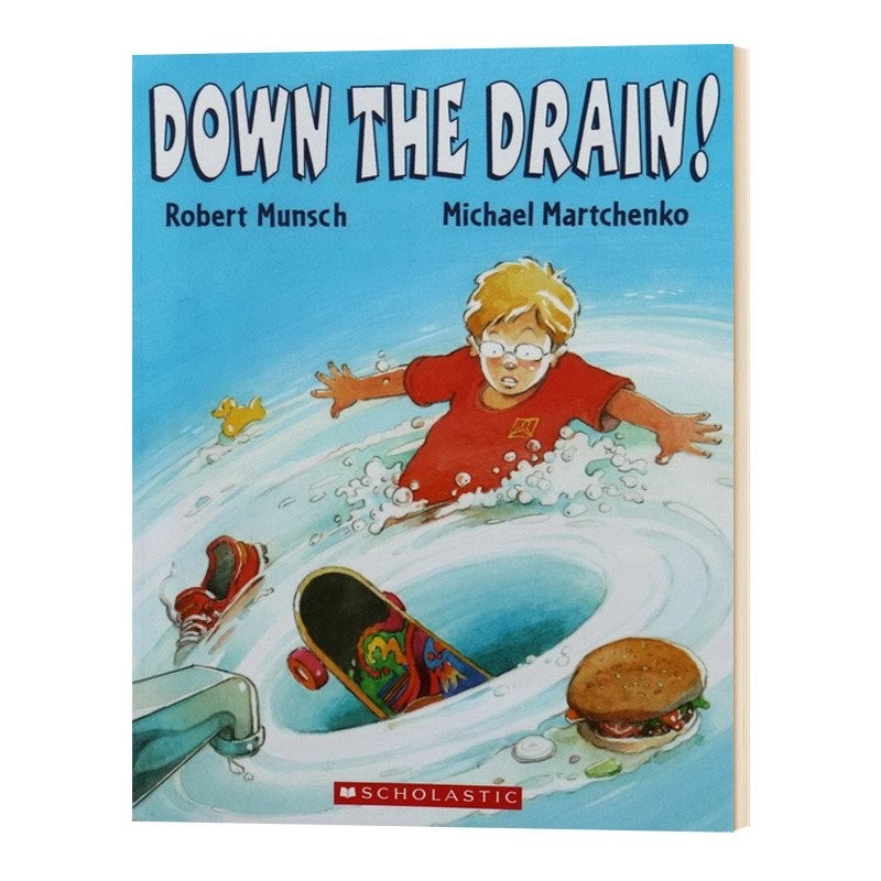 Buku Bergambar Bahasa Inggeris Asal Robert Munsch Down the Drain! Saya ...