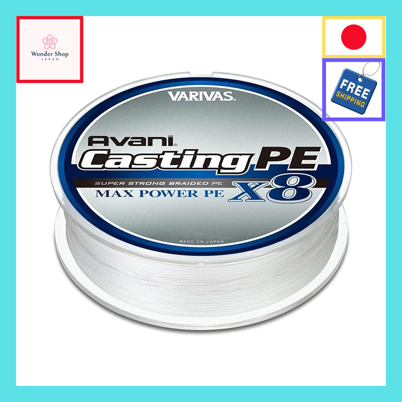 VARIVAS(バリバス) Avani Casting MAX Power X8 Fishing Line - Multiple ...