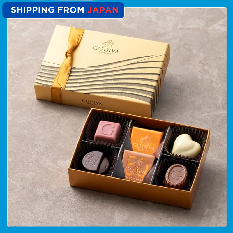 Chocolate Gift Assorted Sweets GODIVA Heart of Gold Collection (6 ...
