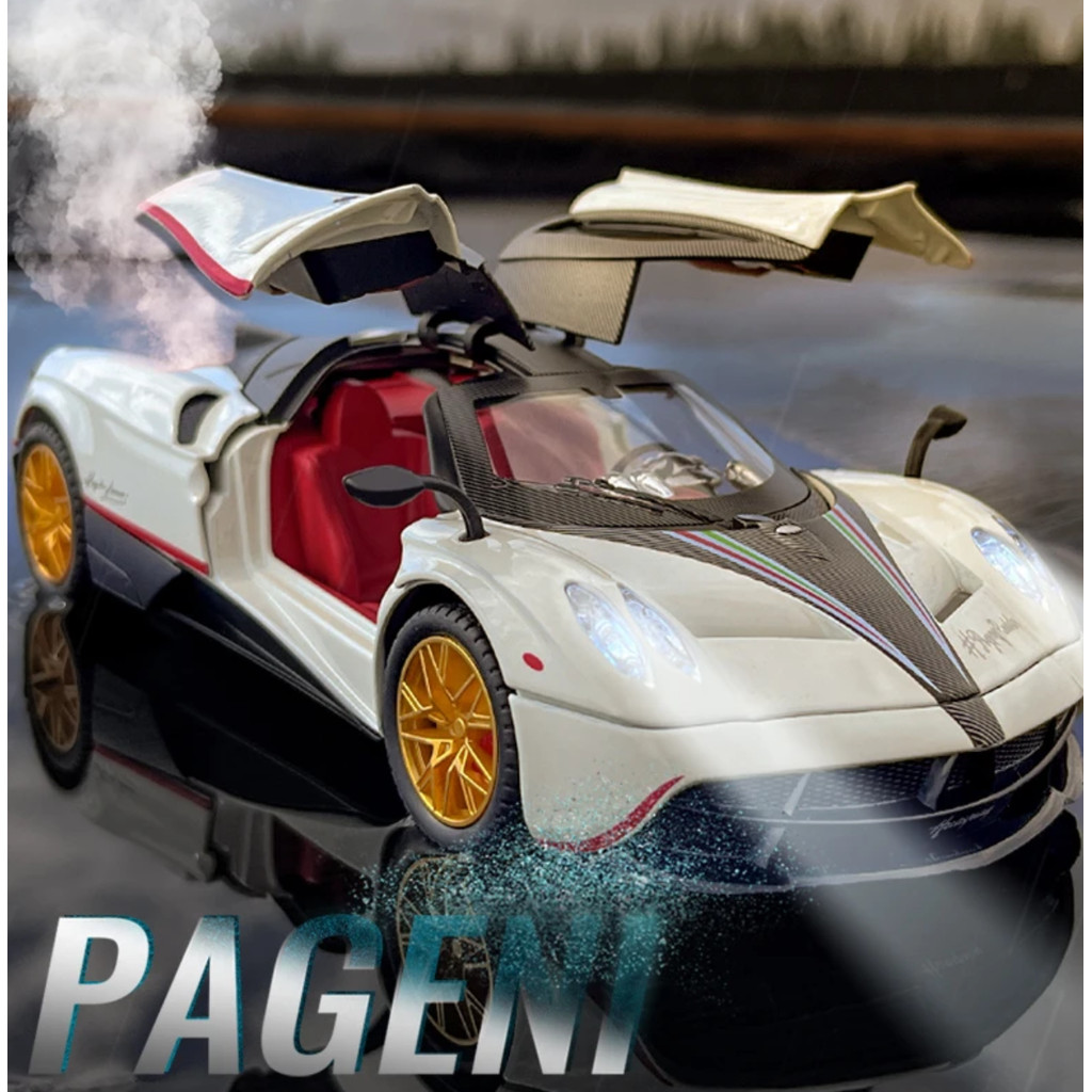1:24 Pagani Car Alloy Car Model Supercar Simulation Chinese Dragon ...