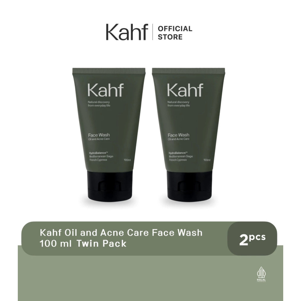 Kahf Oil and Acne Care Face Wash 100 ml Twin Pack | Shopee Malaysia
