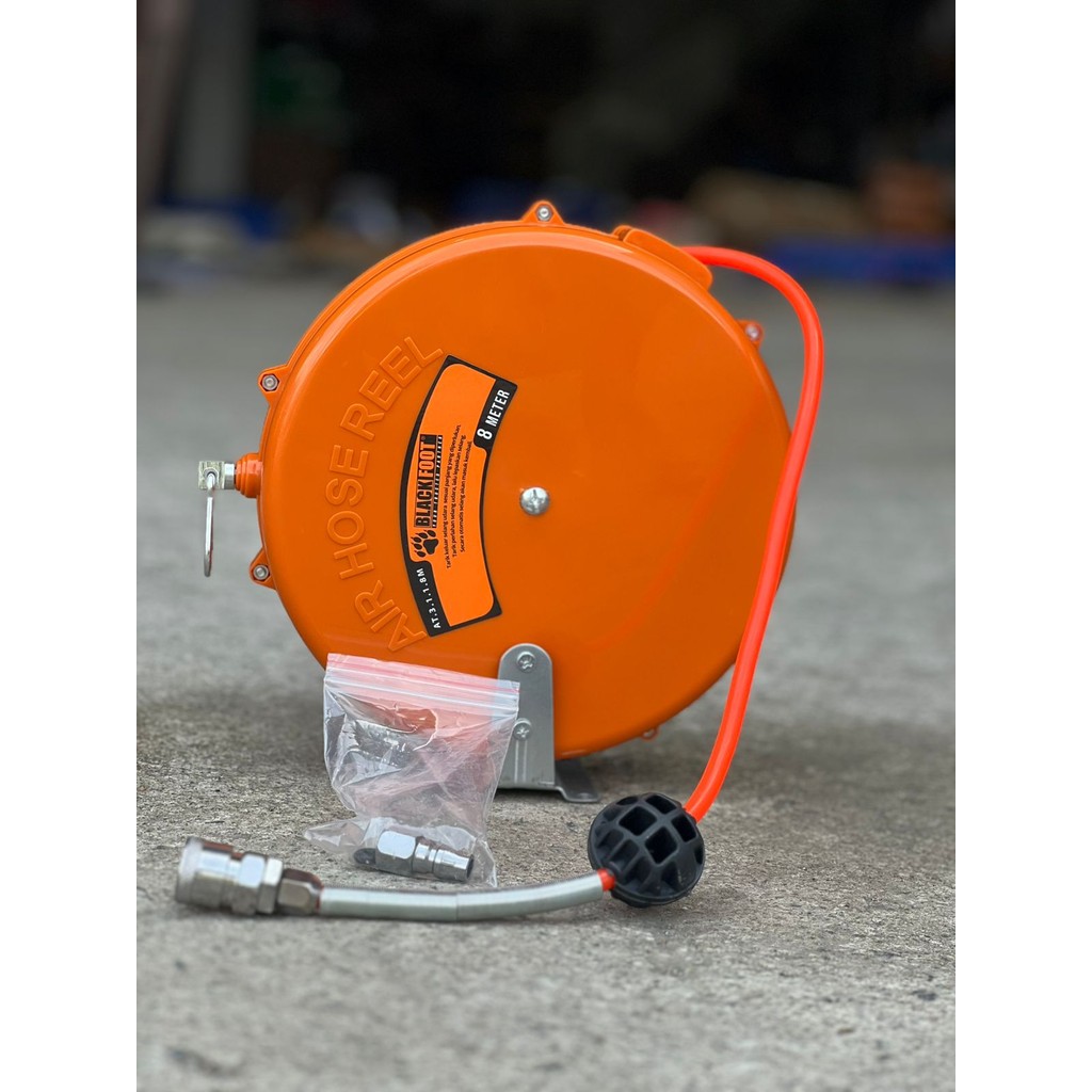 (SENT From TANGERANG) TOP BRAND Air Compressor HOSE reel- Air HOSE RELL ...