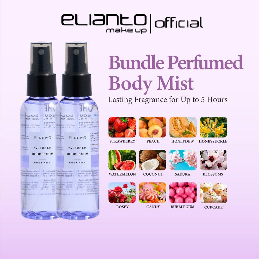 Elianto Perfumed Body Mist (100ml) x2 / 200ml Bundle Body Spray ...