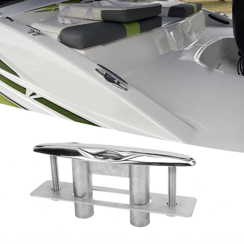 Sinhopsa Boat Pull Up Cleats 8in 316 Stainless Steel Hidden Flush Mount ...