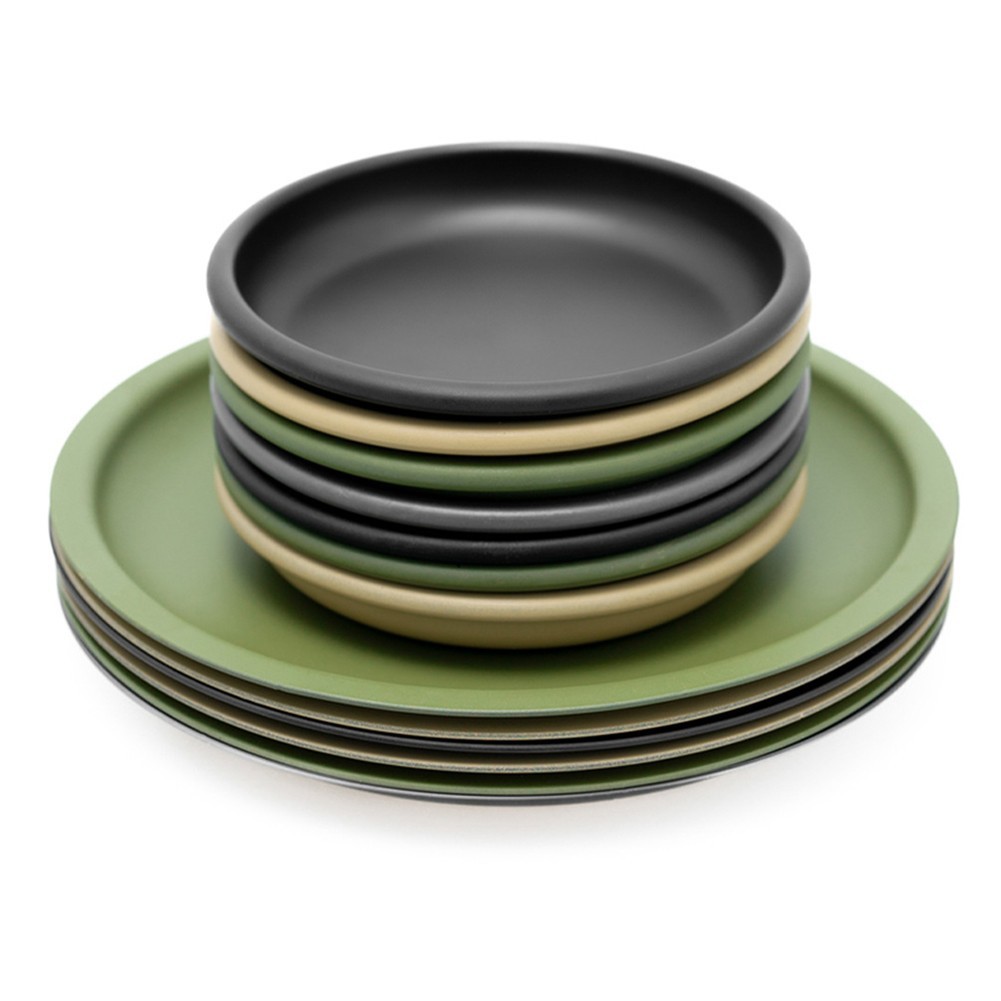 ⭐ BIG DISCOUNTS⭐ Aluminum Alloy Camping Small Dish Plate Non-stick ...