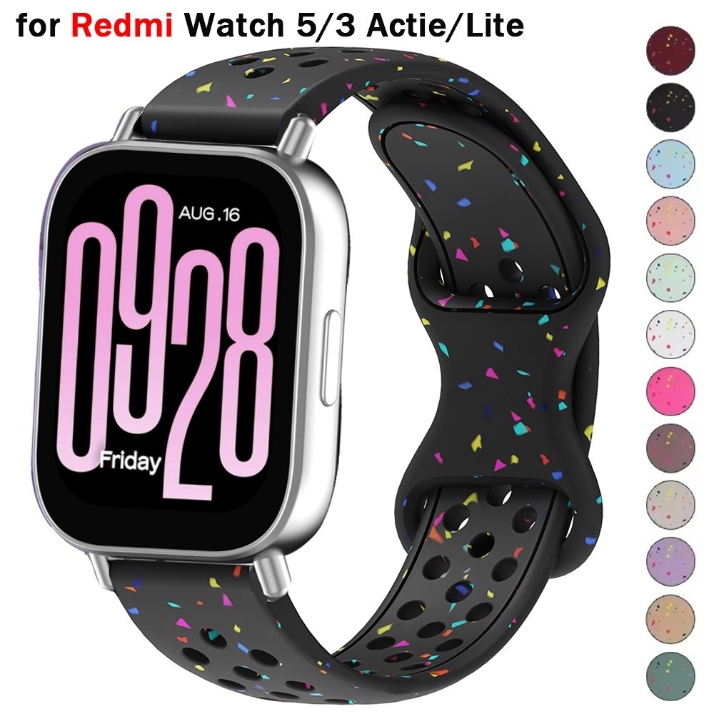 Silicone Strap for Redmi Watch 5 Active 5 Lite 22mm Sports Bracelet for Redmi Watch 3 Active 3 ...