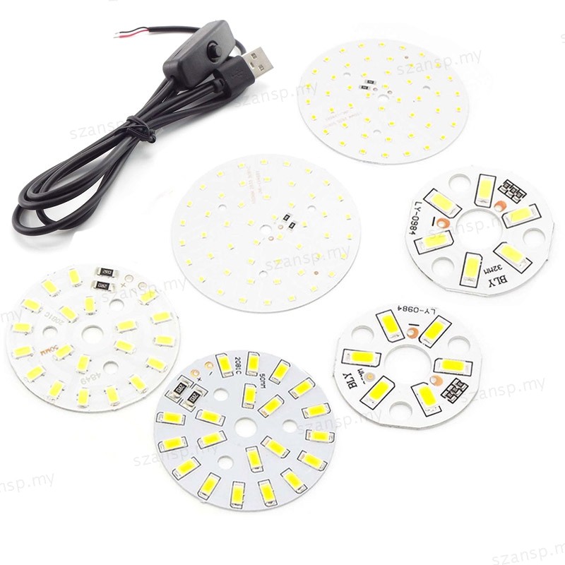 LED Chip Beads Surface 2W 3W 5W 10W Dimmable Bulb Light Source SMD 5730 Light Single Color DIY ...
