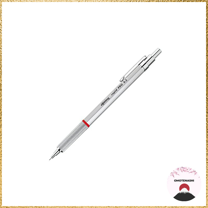 Rotring Rapid Pro Mechanical Pencil 0.5mm Silver 1904-255 [Japanese ...
