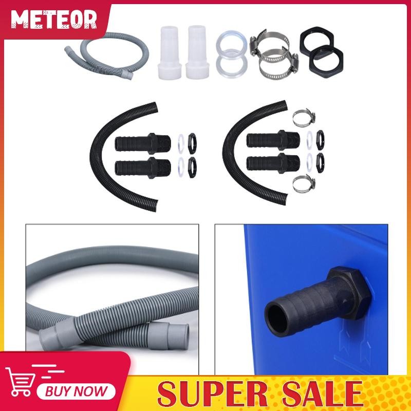 [meteorMY] Rain Barrel Connector Kit Garden Water Tank Easy to Install ...
