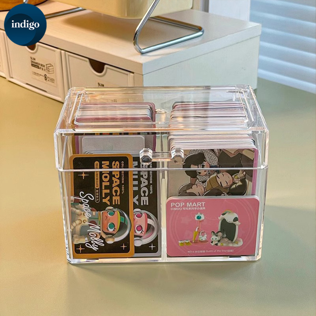 ins clamshell storage box material Dustproof storage desktop stationery ...