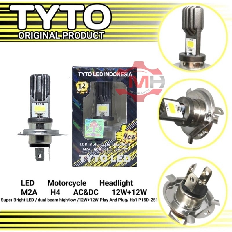 Tyto Led H4 M2A Motorcycle Headlight Socket H4 | Shopee Malaysia
