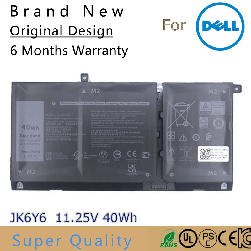 JK6Y6 Laptop Battery for Dell Inspiron 5300 5401 5408 5501 5508 5400 ...