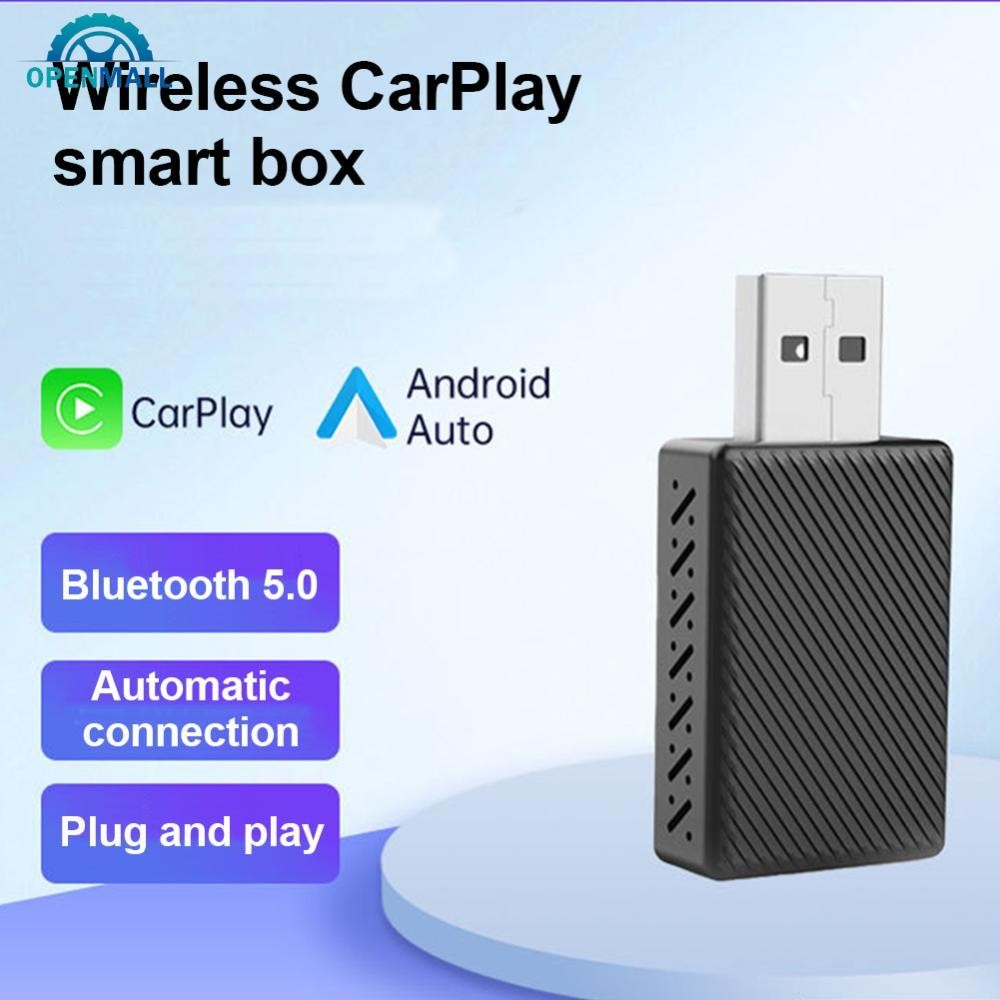 OPENMALL Mini 2 in1 Auto Wireless CarPlay&Android Wireless Adapter ...