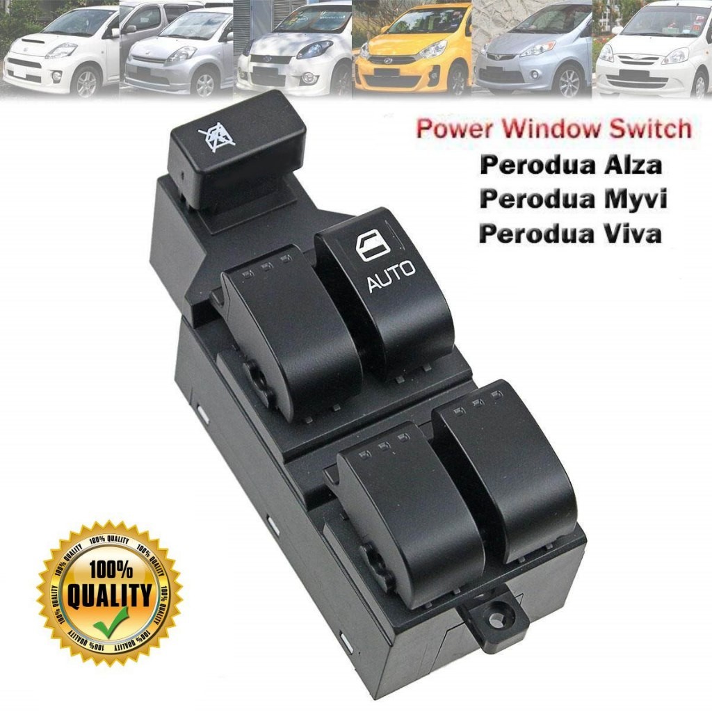 PERODUA MYVI ALZA VIVA AXIA Power Window Main Switch Suis tingkap ...