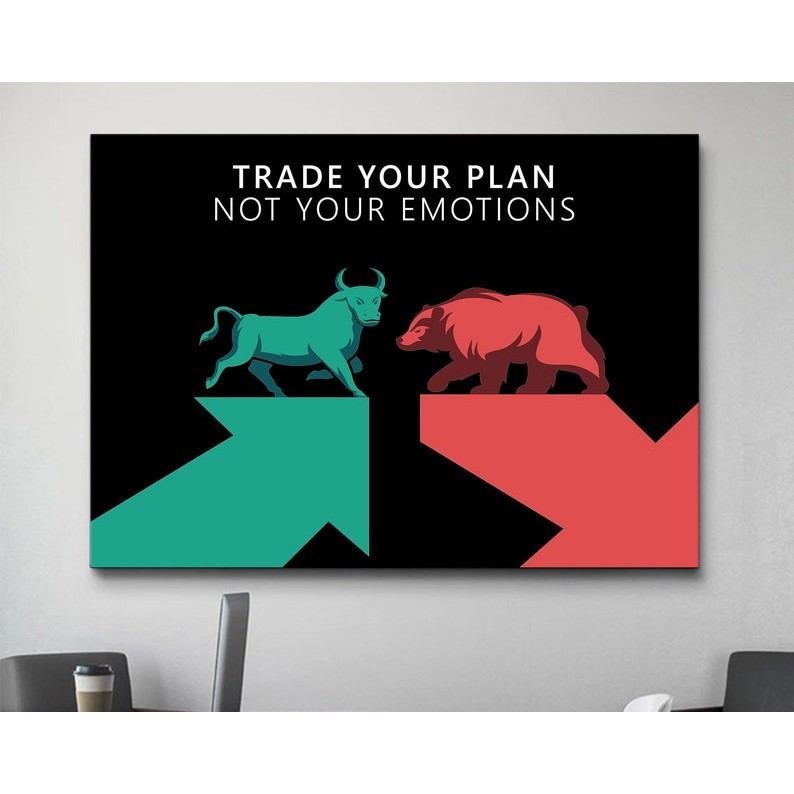 Just Gift Trading Wall Art Trader Office Wall Decor Stocks Trader Wall ...